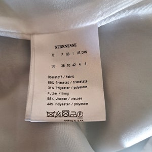 Vintage Strenesse Coat, Light Blue Collarless Coat With Pockets, Women ...