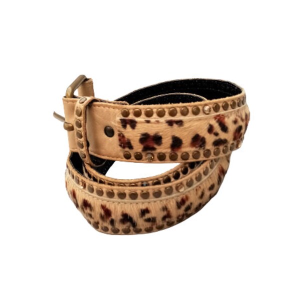 Leopard Print Belt - Etsy