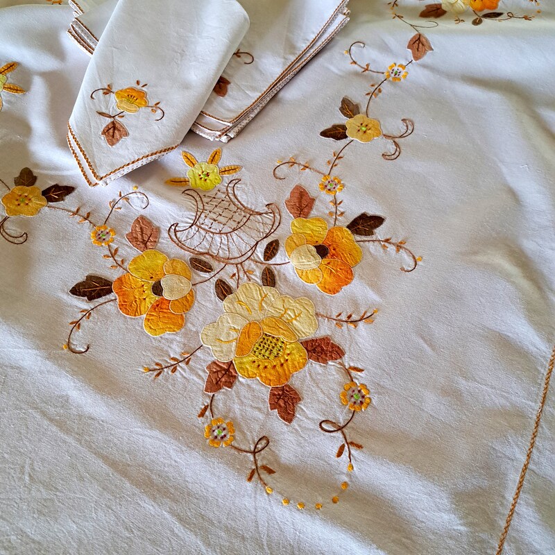 Applique Tablecloth - Etsy