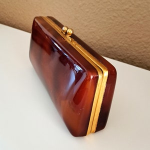 Vintage 50s/60s Faux Tortoise Shell Bakelite Lucite Plastic Makeup ...