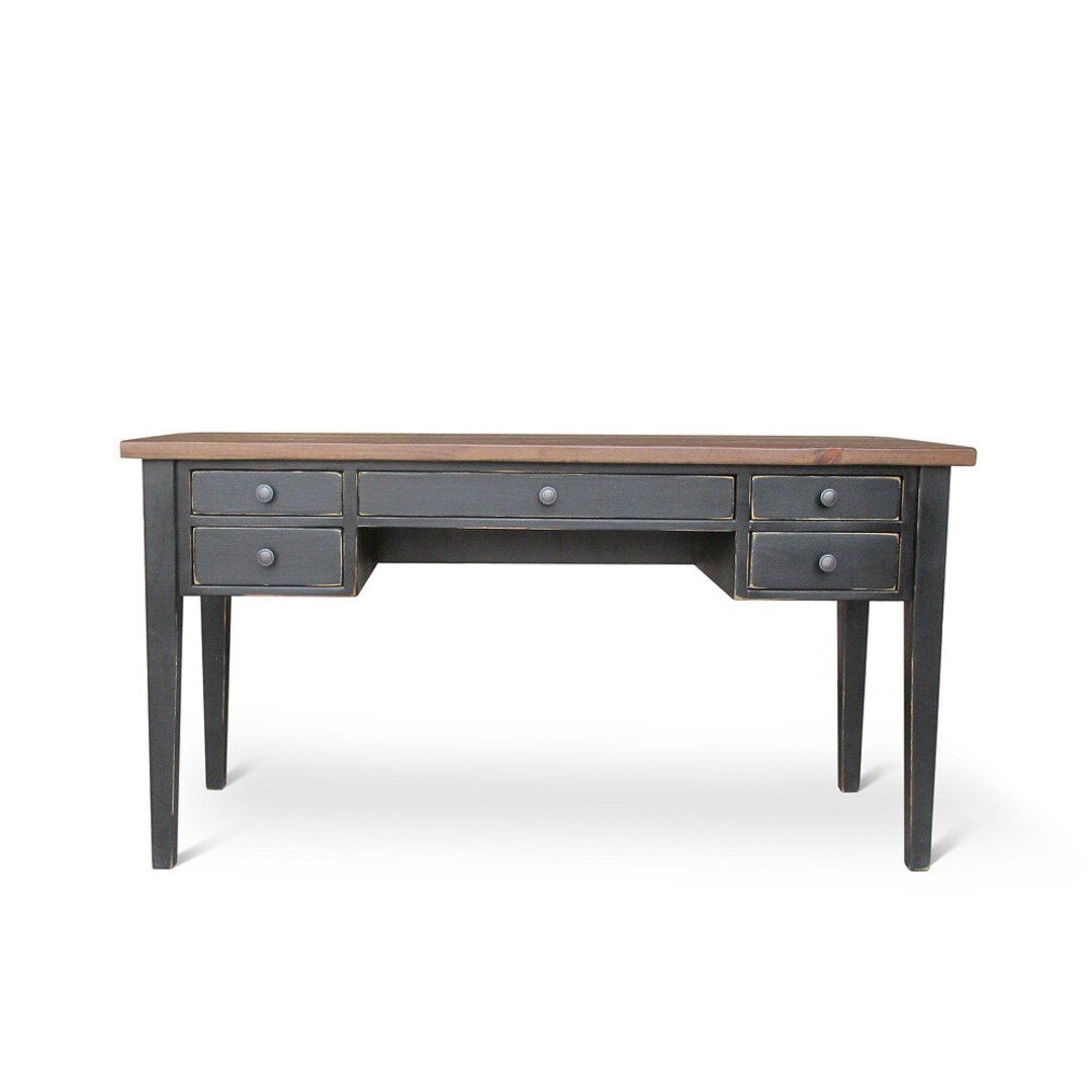Cardiff Writing Desk, Rustic, Farmhouse, Desk, Reclaimed Wood, Handmade ...