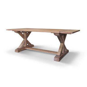 Farmhouse Table, Dining Table, Wood Table, Reclaimed Wood, Trestle ...