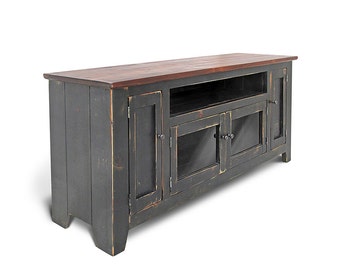 Primitive tv stand | Etsy