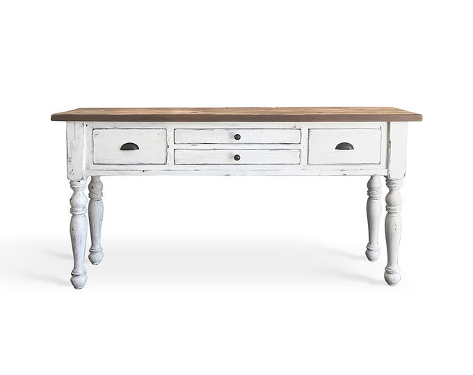 Console Table, Sofa Table, Farmhouse, Rustic, Coffee Table, Reclaimed ...