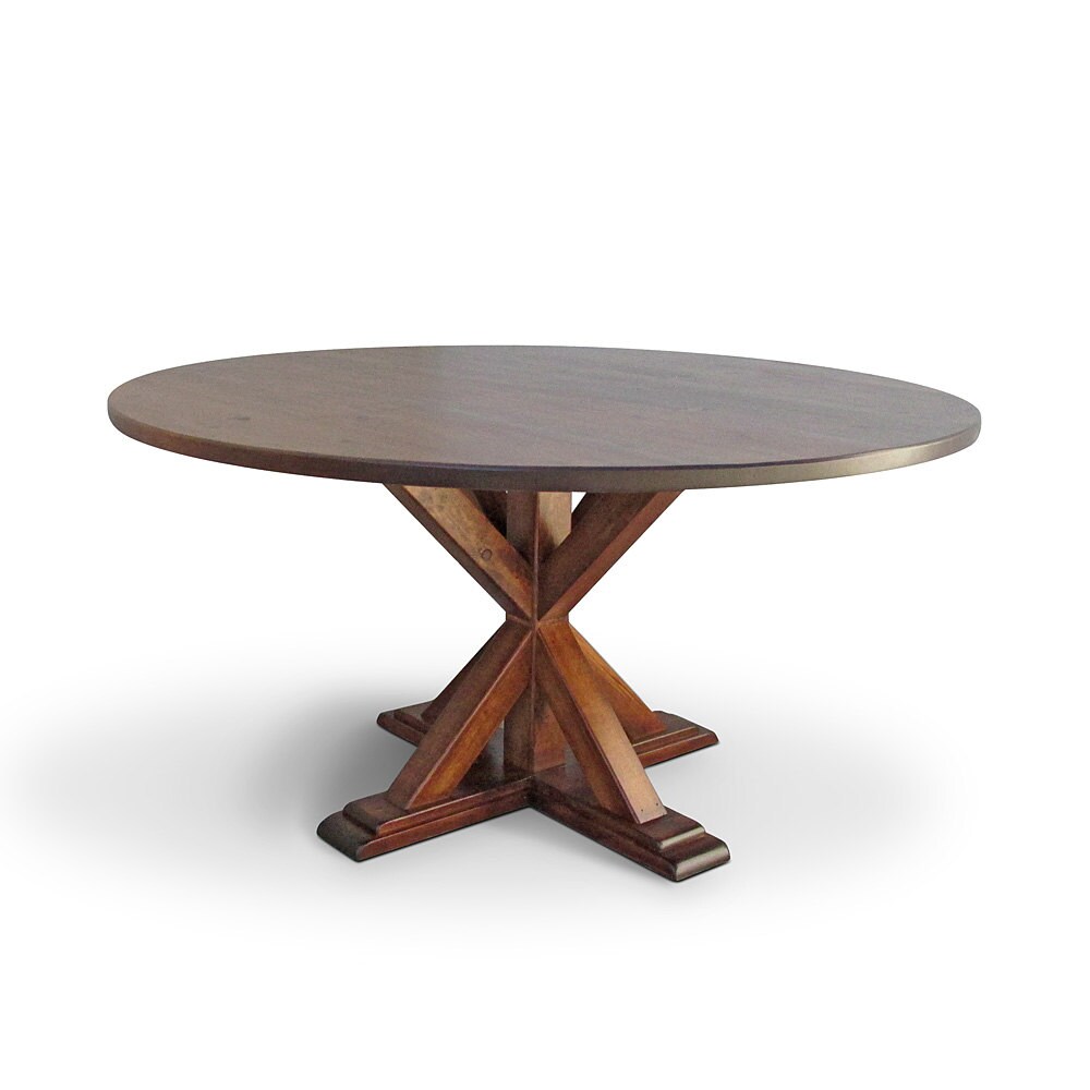 Table Solid Wood Dining Table Round Table Reclaimed Wood - Etsy