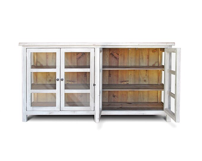 Console Cabinet, Media Console, Sideboard, Reclaimed Wood, Bookcase ...