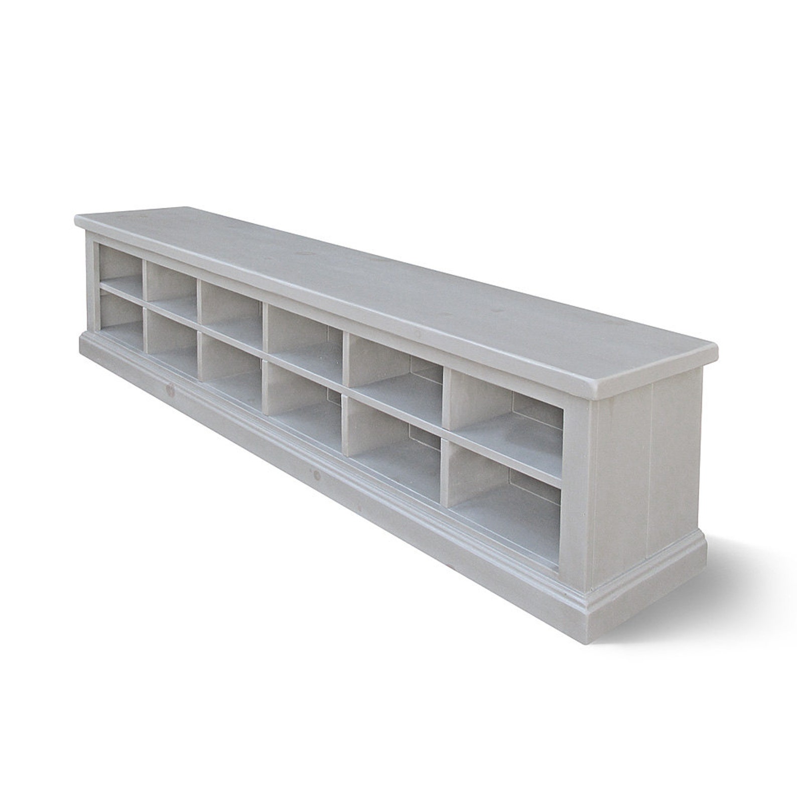 Shoe Cubby Bench Storage Bench Reclaimed Wood Handmade - Etsy