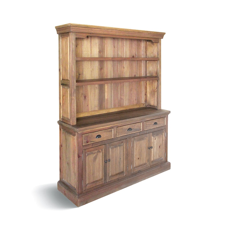 Hutch Buffet Sideboard Farmhouse Rustic Reclaimed Wood - Etsy