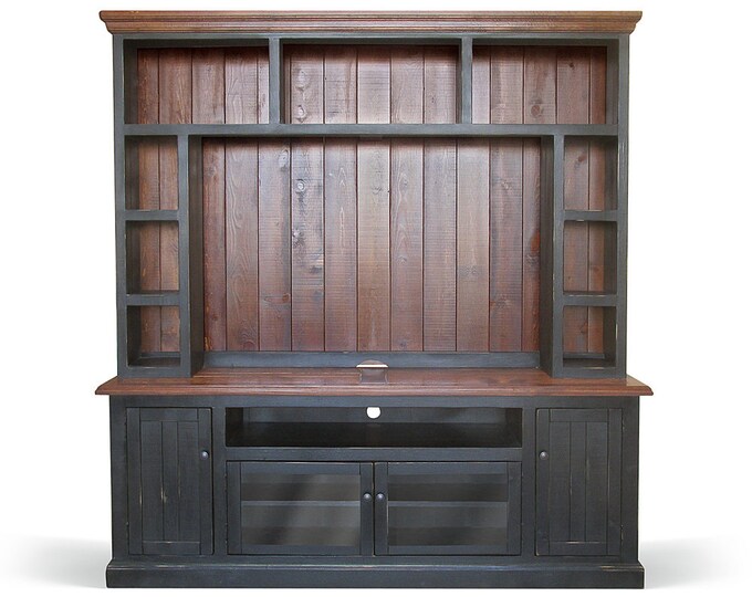 80" Entertainment Center, TV Stand, Media Console, Rustic, Handmade, - Etsy
