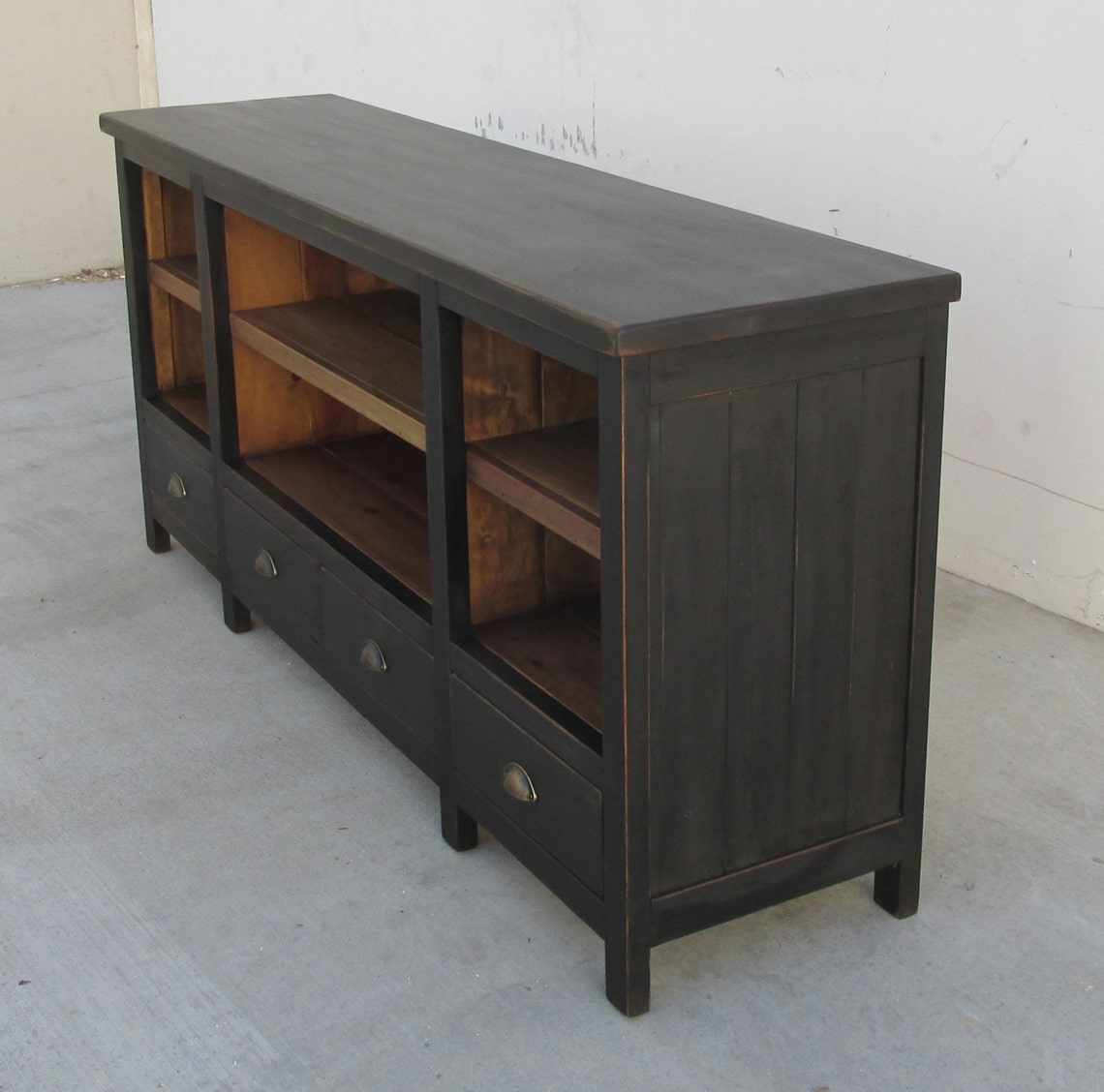 Media Console TV Stand Console Table Reclaimed Wood - Etsy