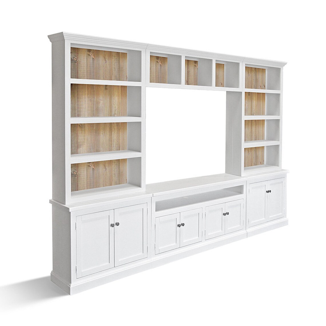 Entertainment Center Bookcase TV Stand Console Cabinet - Etsy