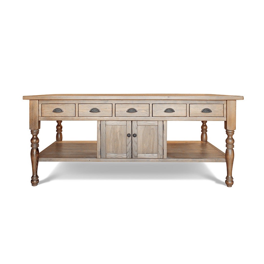 Kitchen Island, Table, Farmhouse, Reclaimed Wood, Farmhouse Kitchen ...