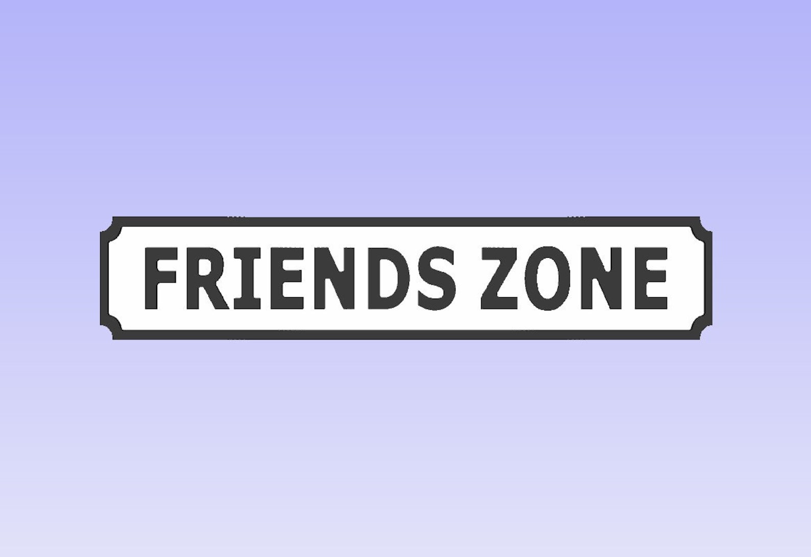 Friends Zone Replica vintage Street sign rustic home - Etsy.de