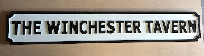 The Winchester Tavern Shaun of the Dead Pub Street Sign. - Etsy