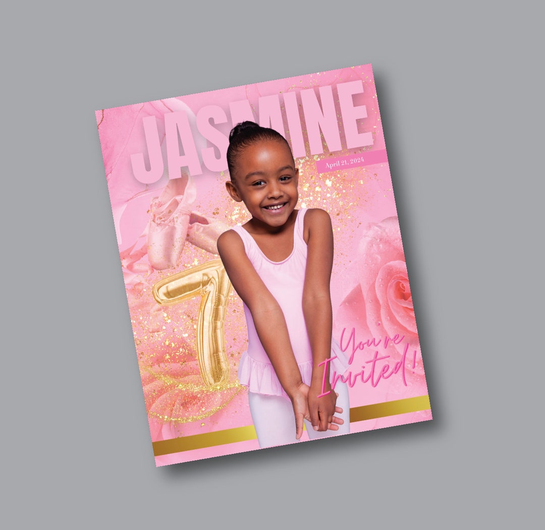 Editable Birthday Party Invitation, Text Invitation, Download, Birthday ...