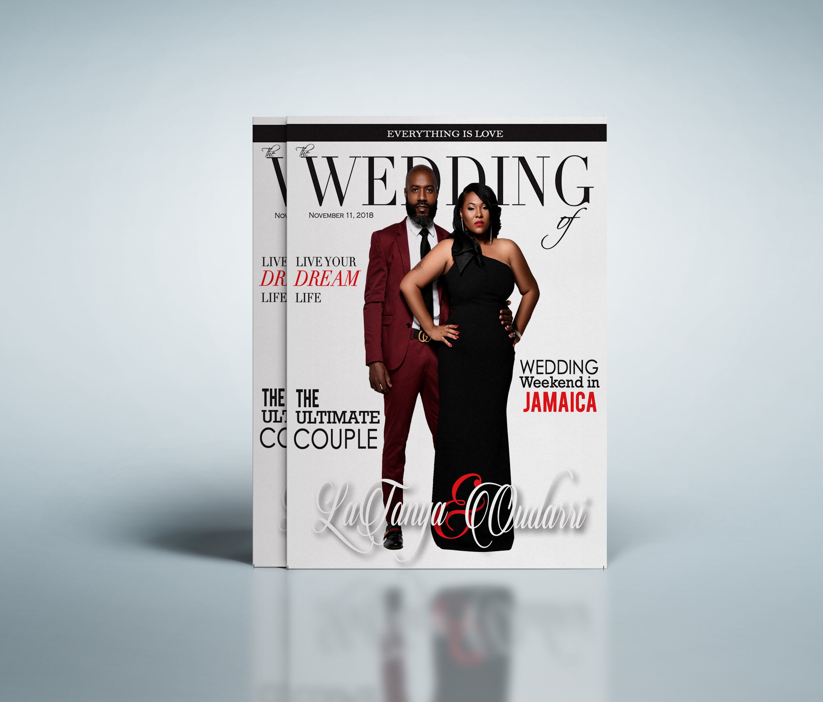 Template-wedding Magazine Programs, Modern Ceremony Program, Photo ...
