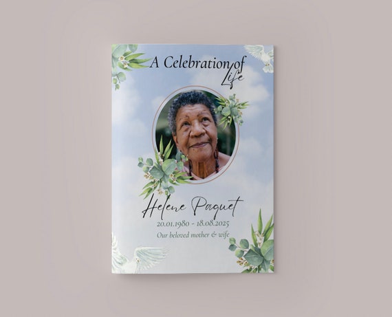 Plantilla De Programa Funerario
