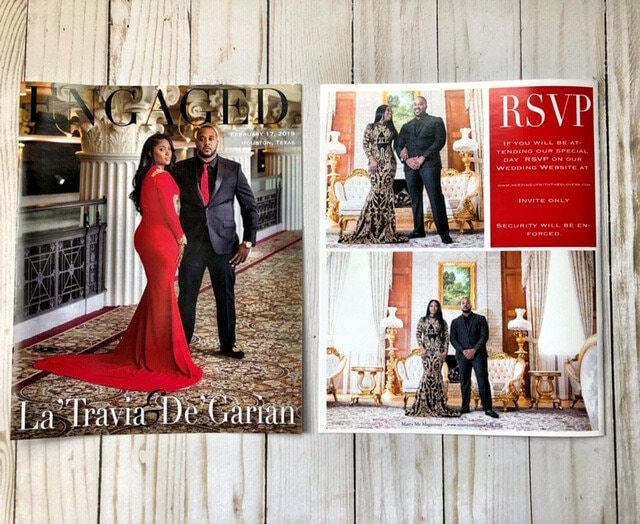 Wedding Magazine Invitation Boxed Wedding Invitations | Etsy