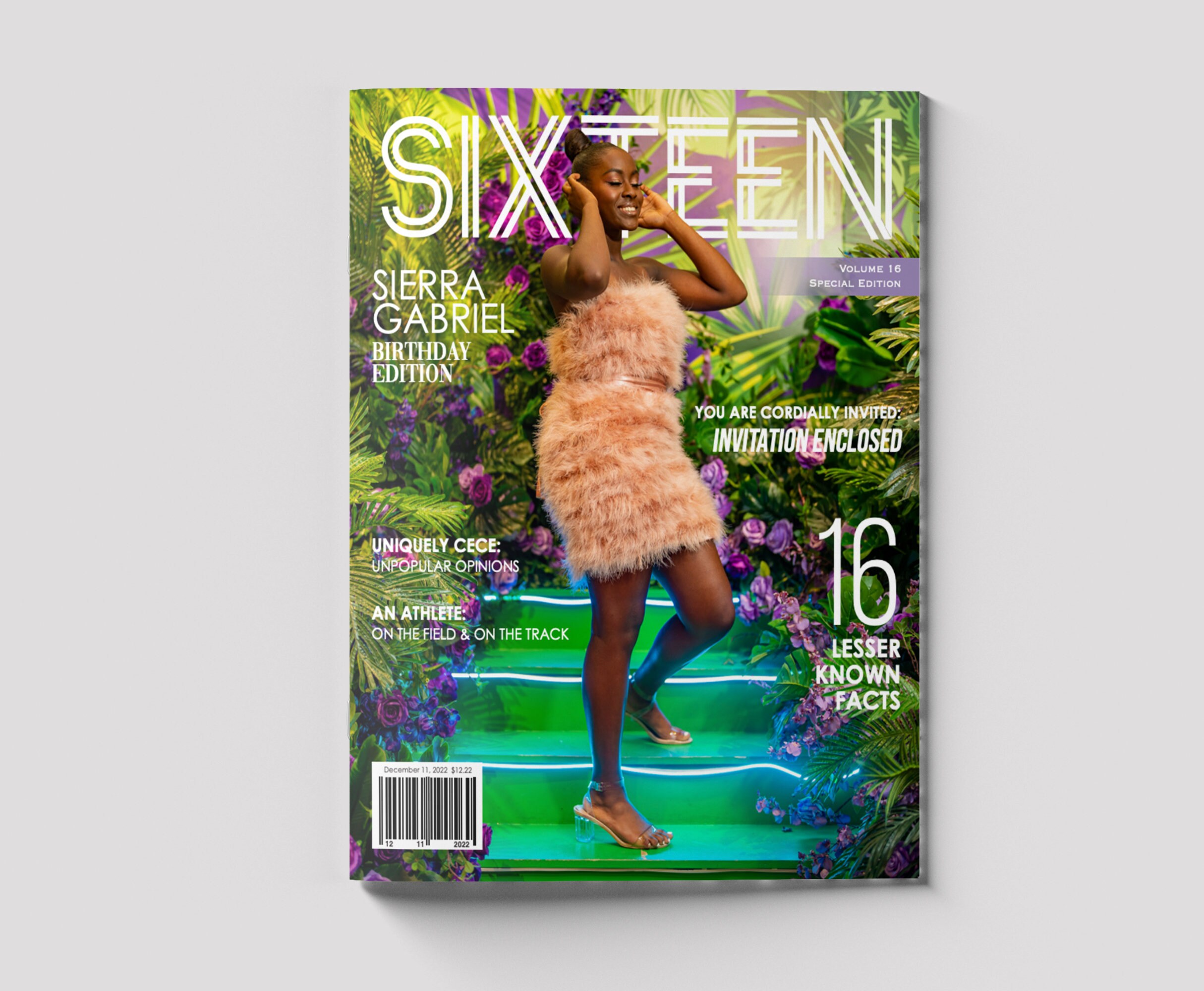 sweet-16-birthday-invitation-birthday-magazine-birthday-etsy