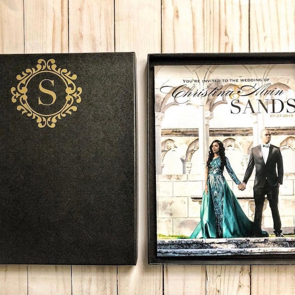 Wedding Program Box - Etsy