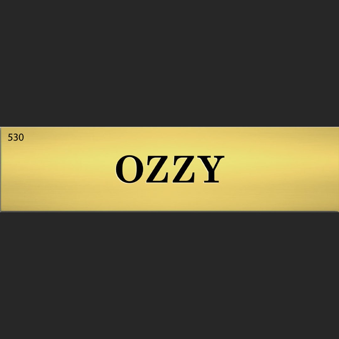 Custom Made to Order Brass Personalized Horse Stall Plate 2" X 8 ...