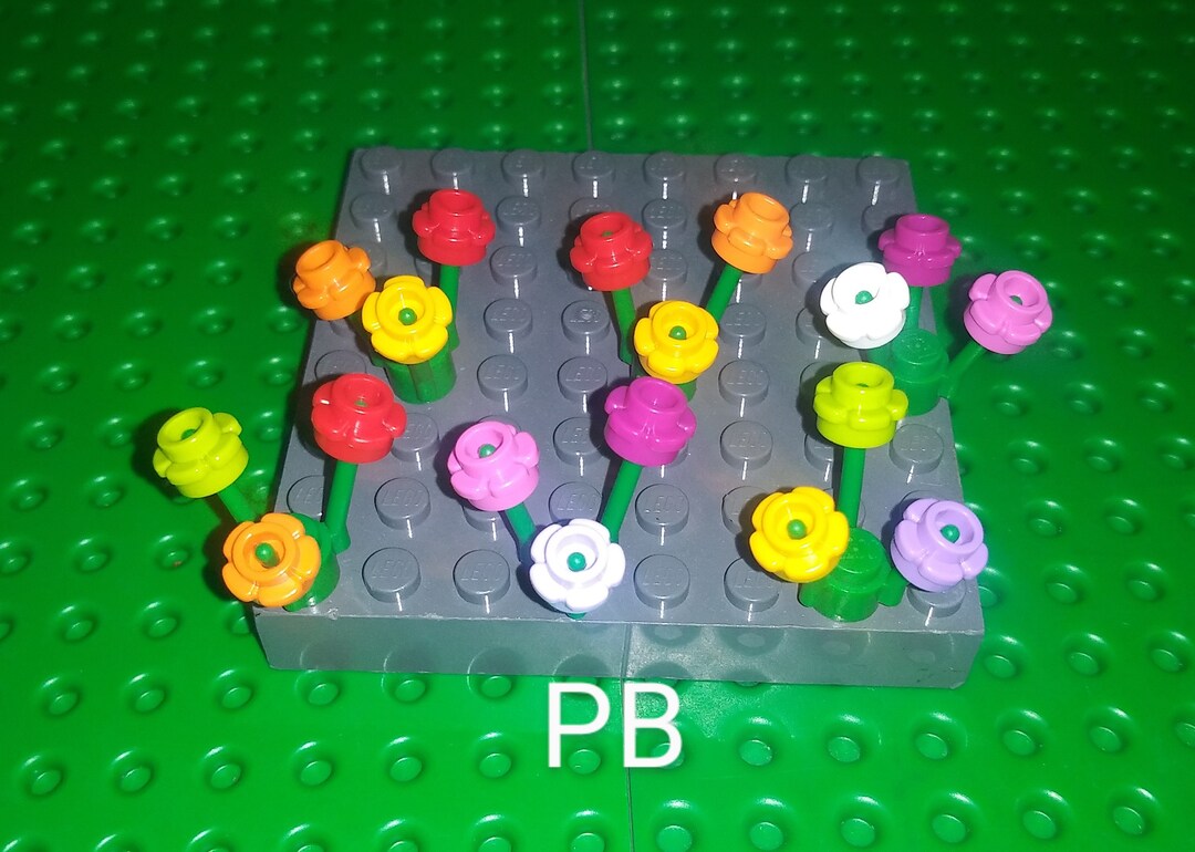 LEGO® Stems & Flowers 24 Piece Bulk Plant Lot Random Color - Etsy