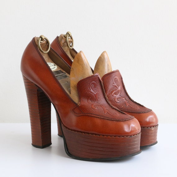 original 70s platforms shoes - Gem