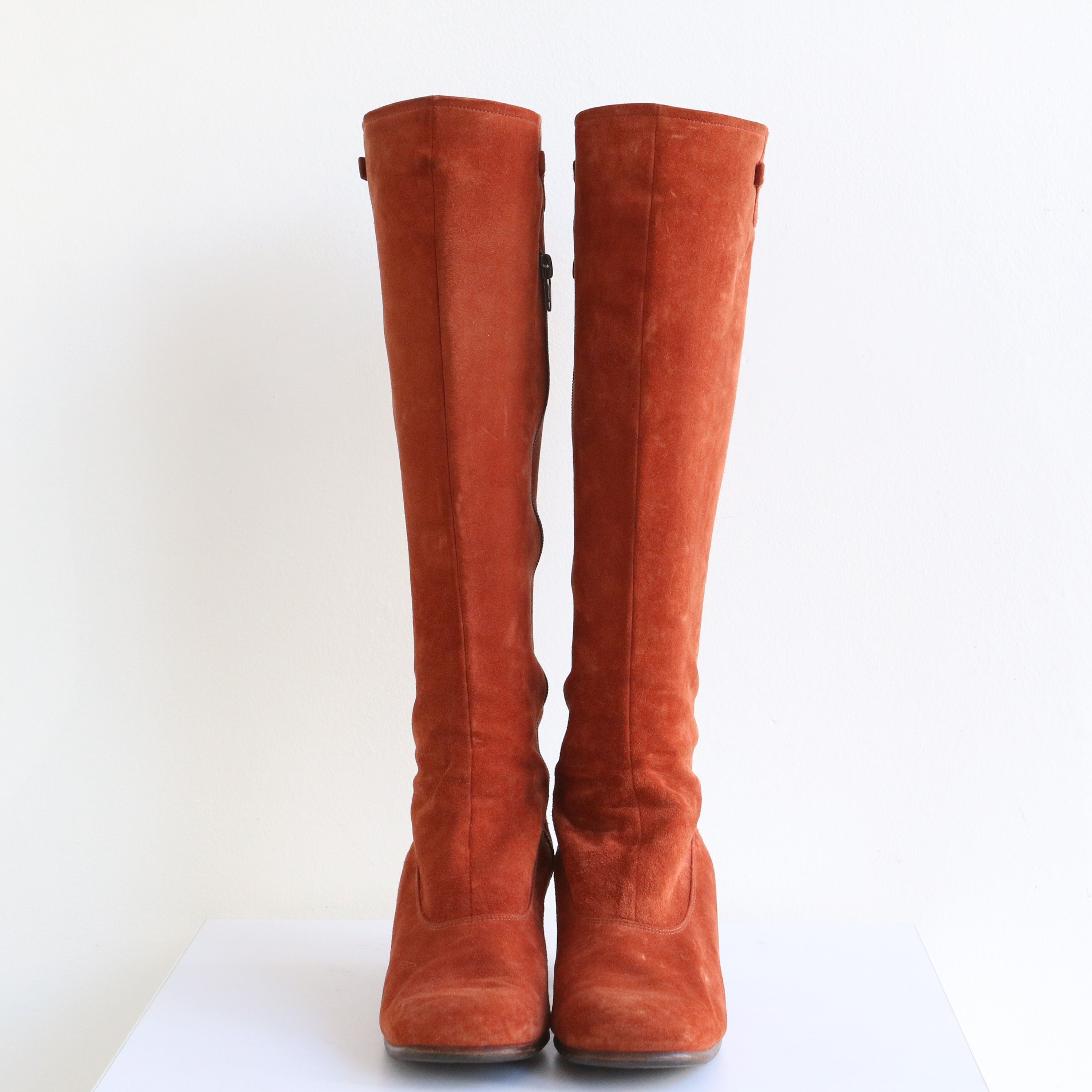 Vintage 1970's Ginger Suede Gucci Boots UK 5.5 EU 38.5 US 7.5 Vintage ...