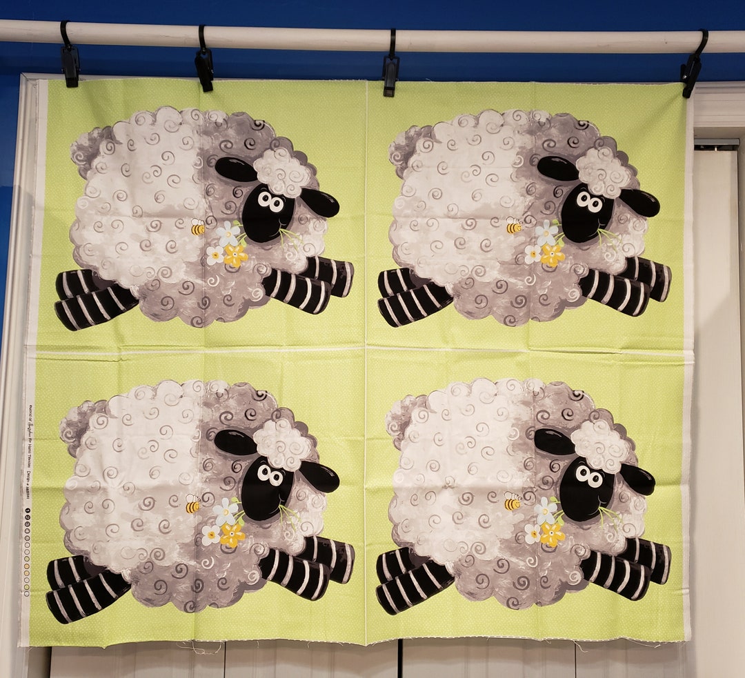 Large Lamb Fabric Panel - Etsy