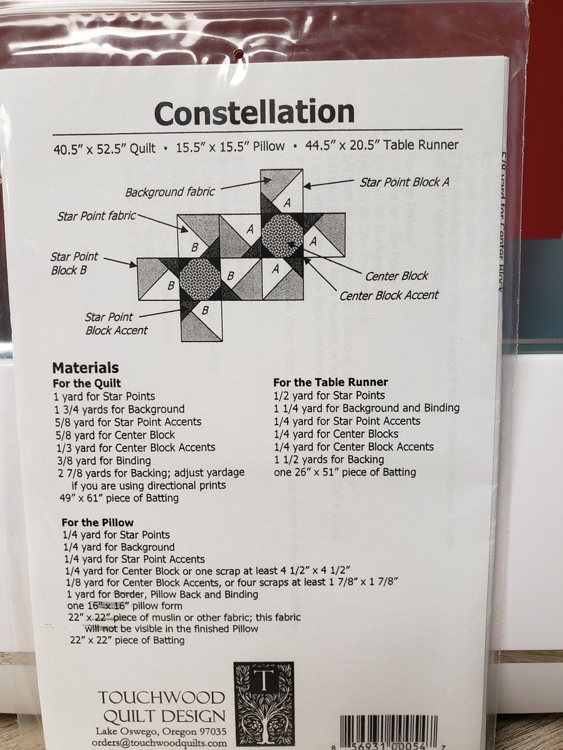 Constellation Quilt Kit and Pattern - Etsy