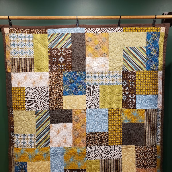 Earth Tone Quilt - Etsy