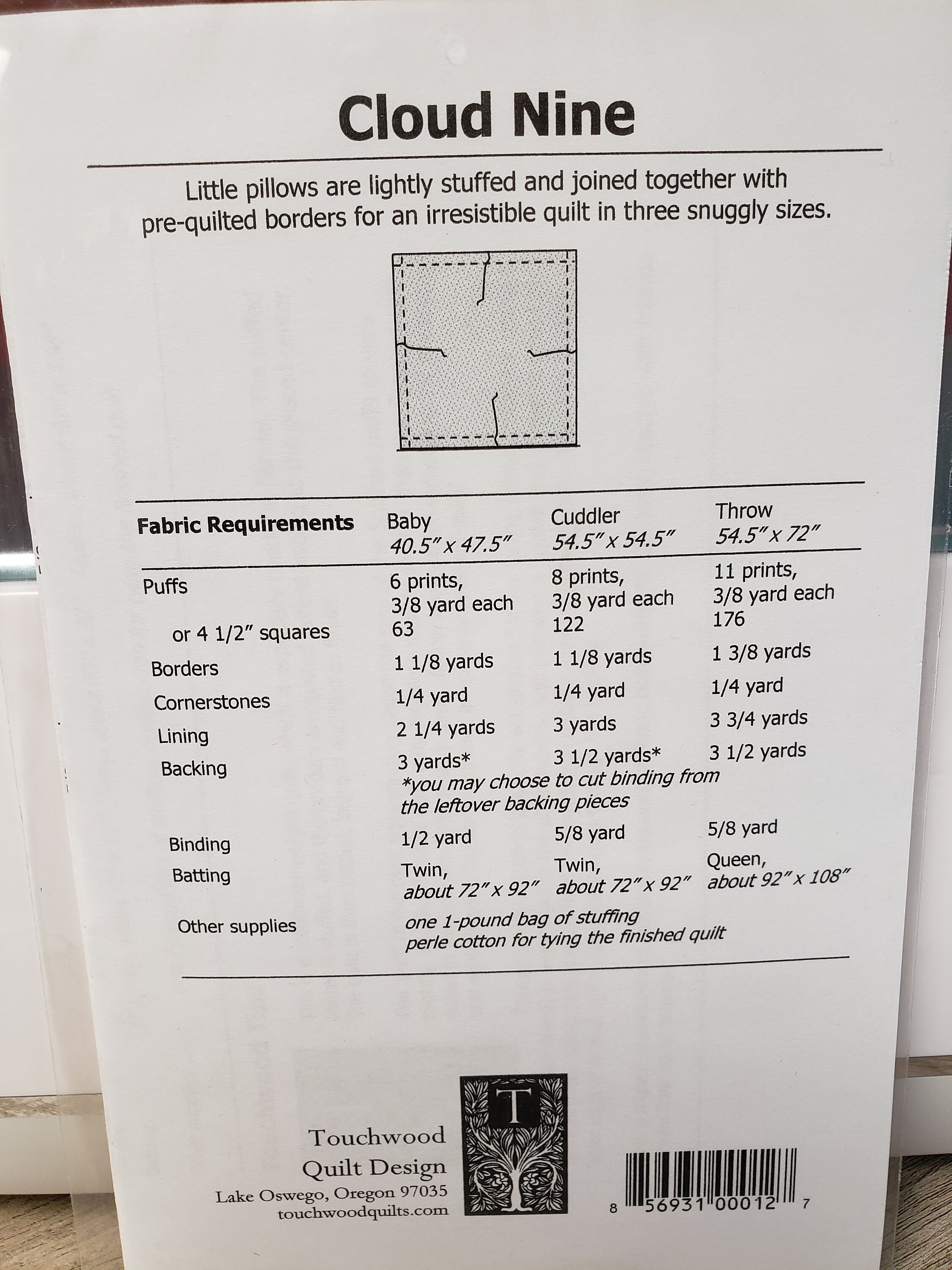 Cloud Nine Puffy Quilt Pattern - Etsy