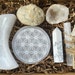 Selenite Charging Box Set Gift Box Howlite Tower White Sage Geods ...