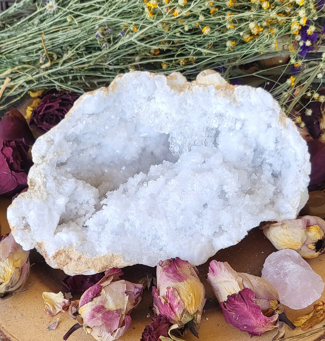 XL Opened Geode Half Geode Center Piece Break Your Own Geode Crystal ...