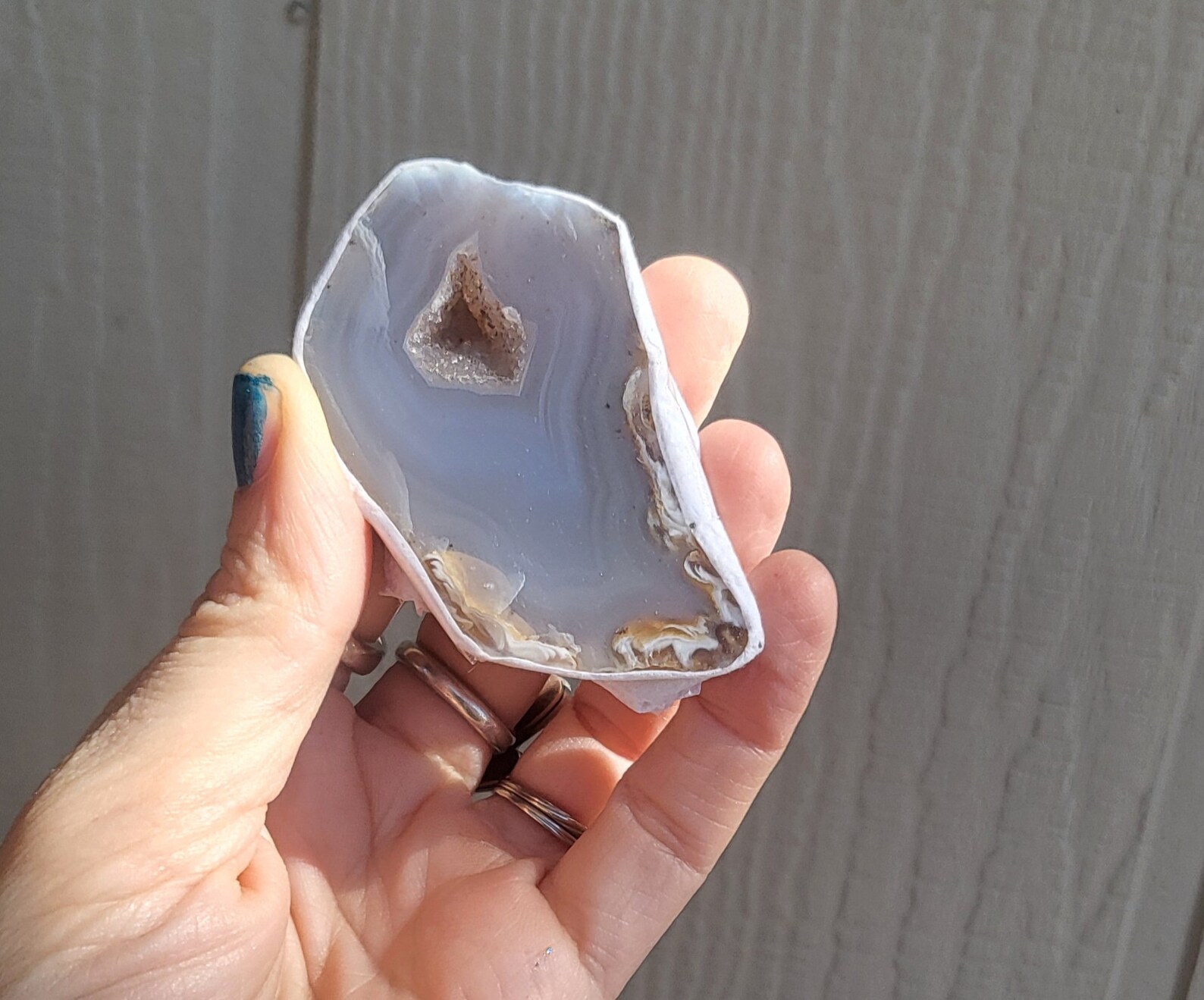 One Large Oco Geode Half Cluster Oco Cluster Raw Stone Crystals ...