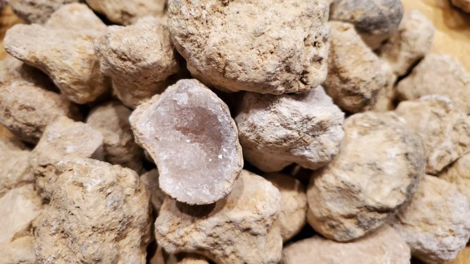 Break Your Own Geodes Gift Box Set of Five SMALL 1.5" Unopened Geodes ...