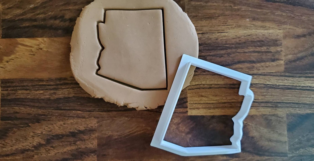 Arizona Cookie Cutter|state of Arizona Fondant Stencil|az|southwest ...