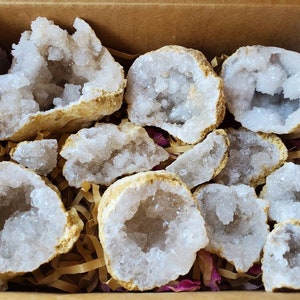 Break Your Own Geodes Gift Box Set of Five SMALL 1.5" Unopened Geodes ...