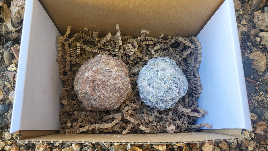 Break Your Own Geode Box Set Gift Box Thunder Egg Trancas Geode ...