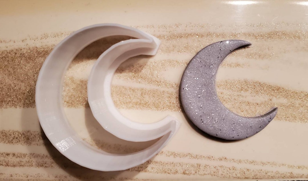 Crescent Moon|half Moon Polymer Clay Cookie Fondant Cutter|diy Jewelry ...