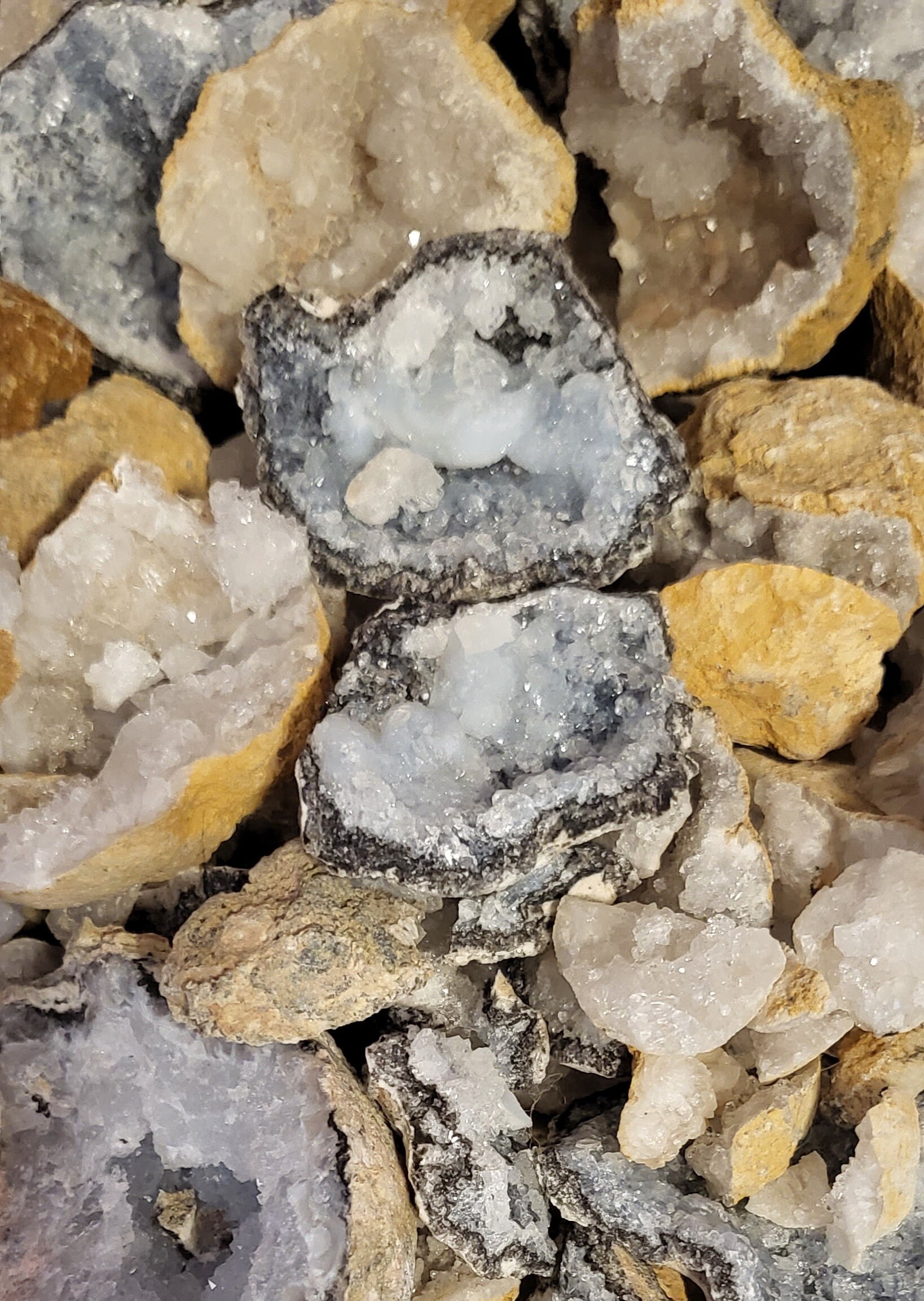 8-10 Small Geode Clusters for Crafting Small 1-2inch Opened Geodes ...