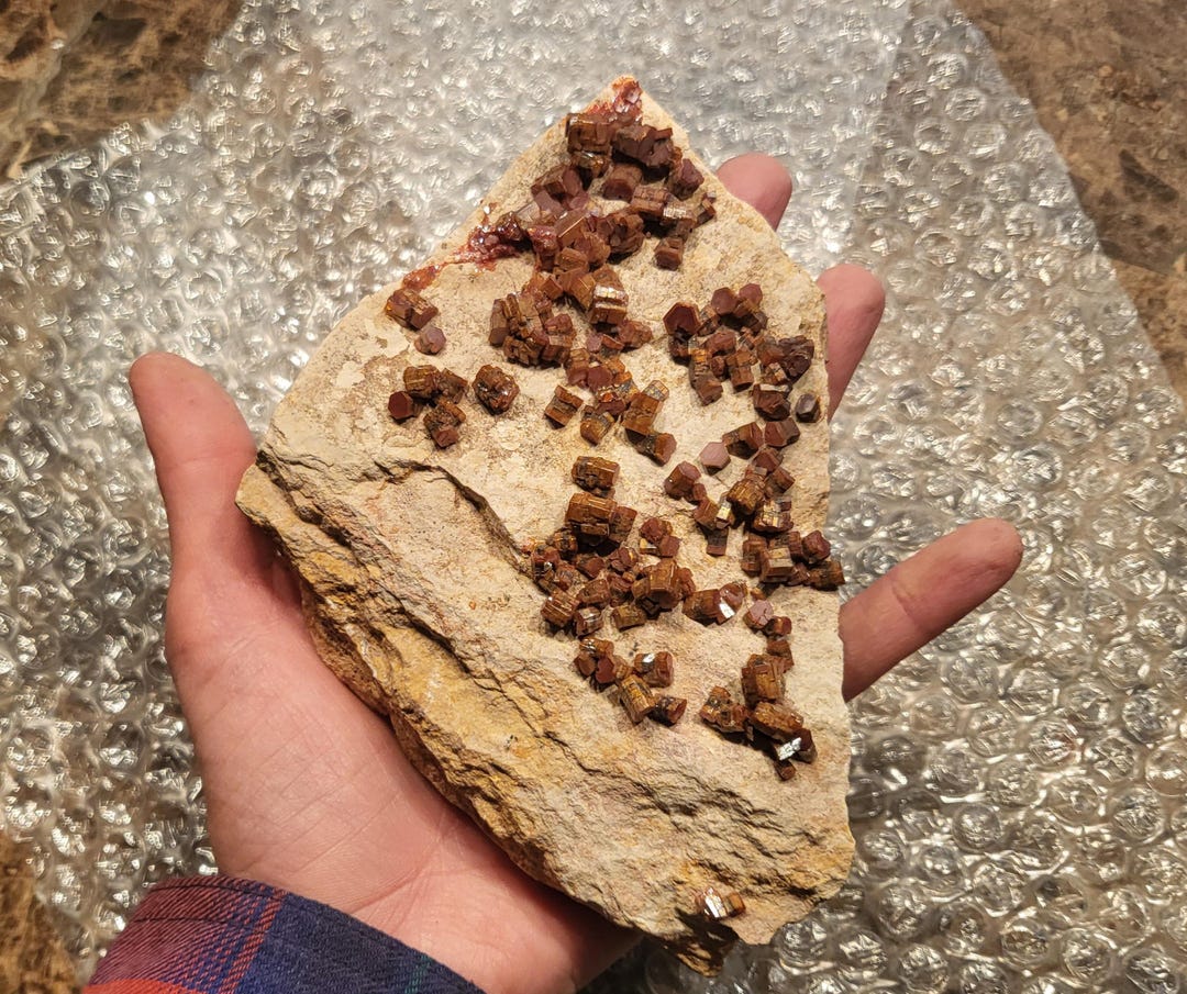 XL Vanadinite Cluster on Matrix Vanadinite Cluster Specimen Rocks ...