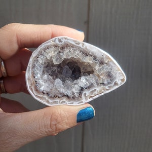 One Large Oco Geode Half Cluster Oco Cluster Raw Stone Crystals ...