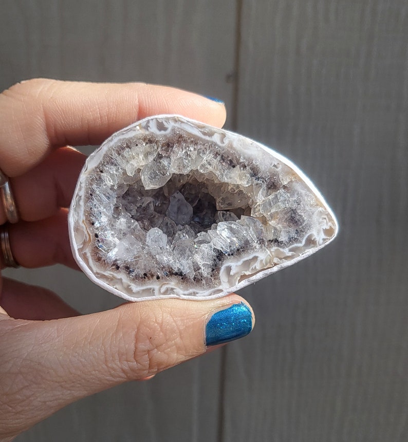 One Large Oco Geode Half Cluster Oco Cluster Raw Stone Crystals ...