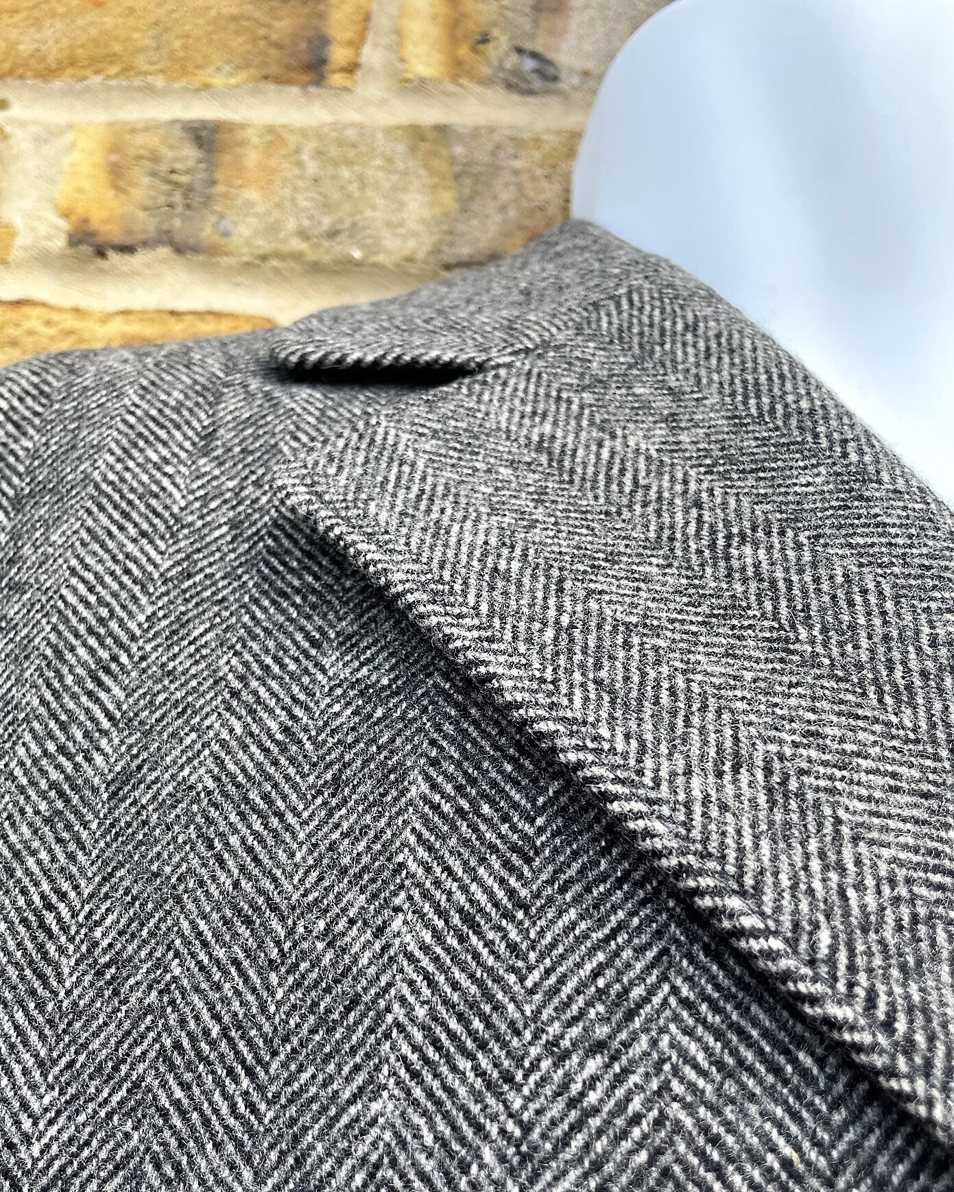 Vintage Circa 1970's "dhobi" Quality Made Heavy Pure Wool Grey ...