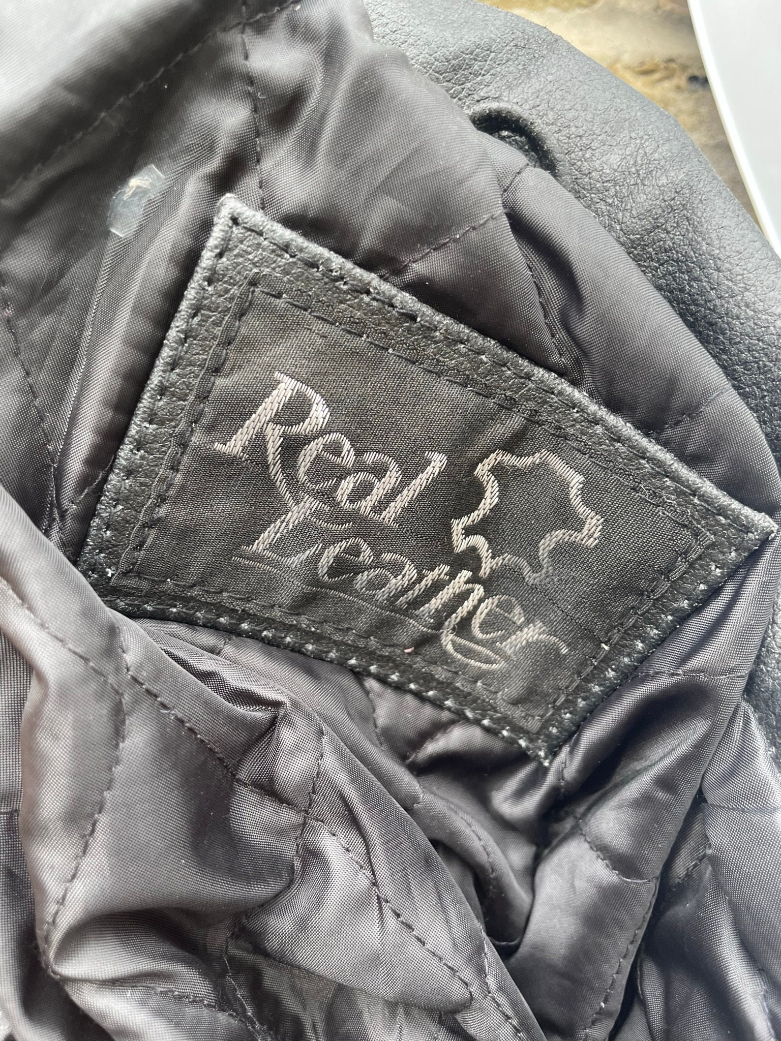 Vintage 1980's real Leather Quality Black Leather Motorcycle Retro ...