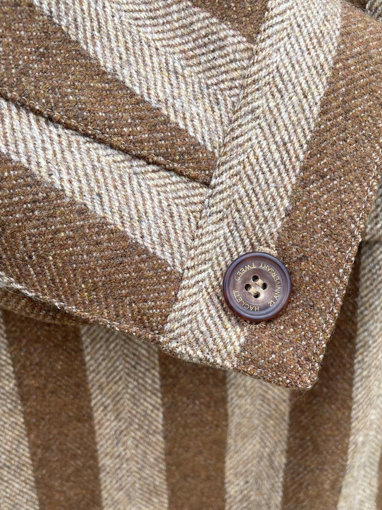 Vintage "hackett London" Rare Anniversary 21 Tweed Striped Designer ...