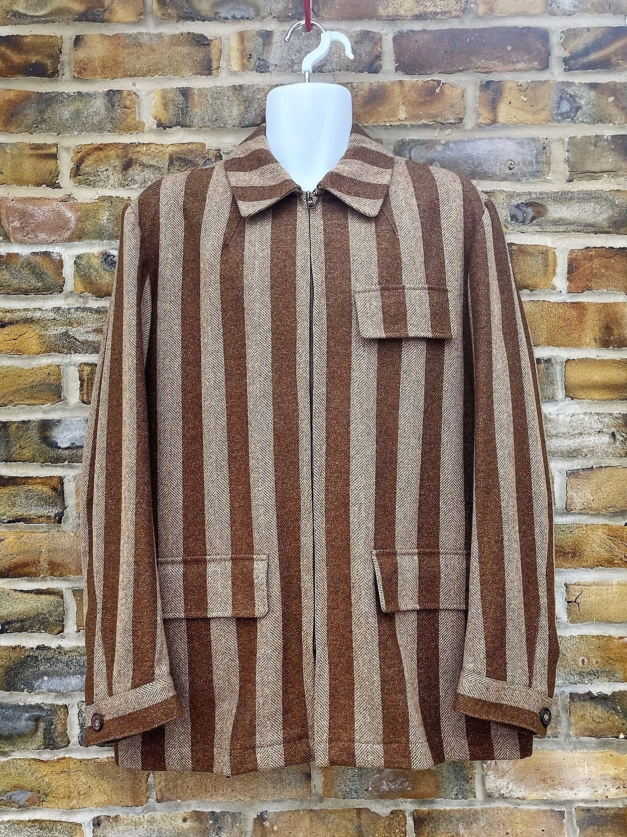 Vintage "hackett London" Rare Anniversary 21 Tweed Striped Designer ...