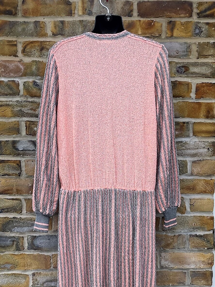 Vintage Circa 1980's heather Valley Striped/ribbed Long Sleeve Summer ...