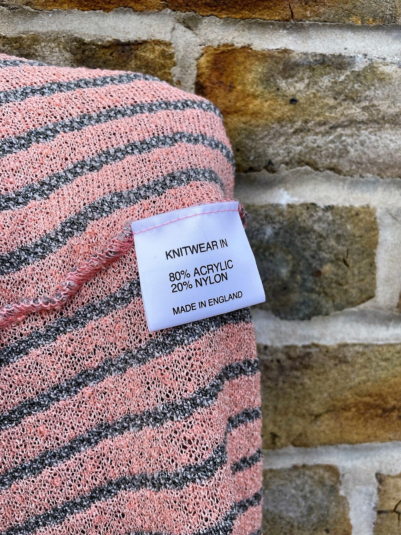Vintage Circa 1980's heather Valley Striped/ribbed Long Sleeve Summer ...